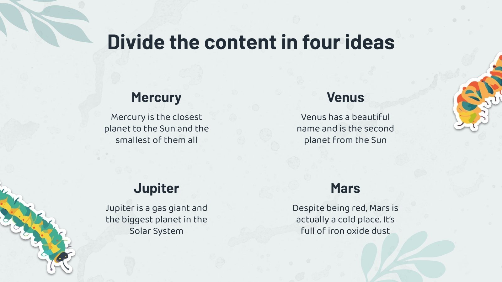 Caterpillar Theme Presentation