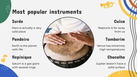 Music Subject for High School: Samba - Presentation