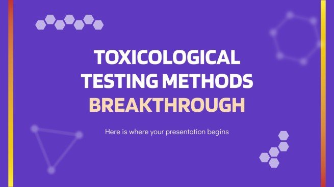 Toxicological Testing Methods Breakthrough Presentation