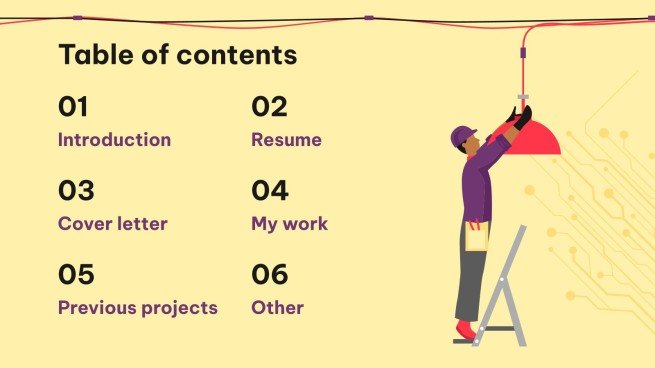 Electrical Engineer Portfolio | Google Slides & PowerPoint