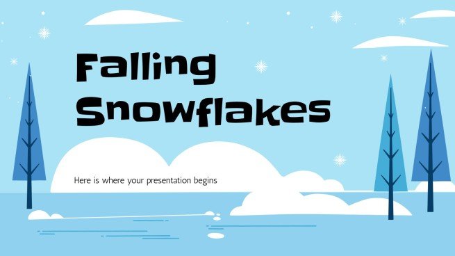Falling Snowflakes | Google Slides & PowerPoint template