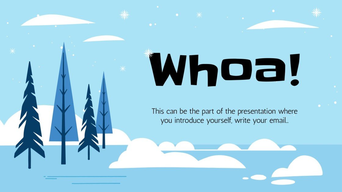 Falling Snowflakes | Google Slides & PowerPoint template