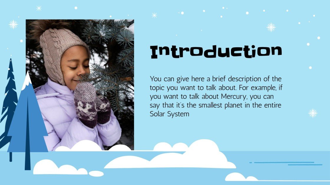 Falling Snowflakes | Google Slides & PowerPoint template