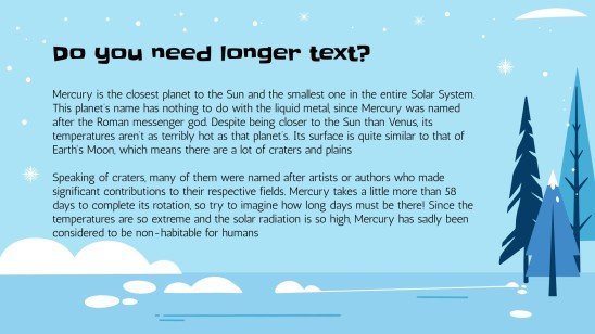 Falling Snowflakes | Google Slides & PowerPoint template