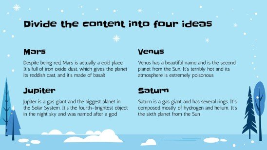 Falling Snowflakes | Google Slides & PowerPoint template