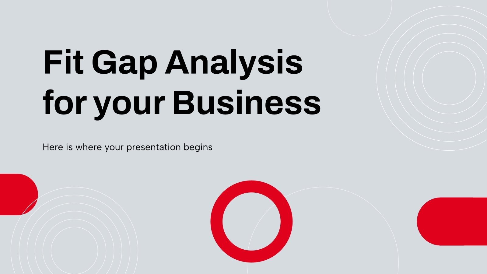 Fit Gap Analysis for your Business | Google Slides & PPT