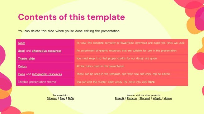 Ecstatic Colors Newsletter | Google Slides & PowerPoint