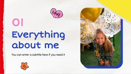 Get To Know Me Theme for Kids Presentation