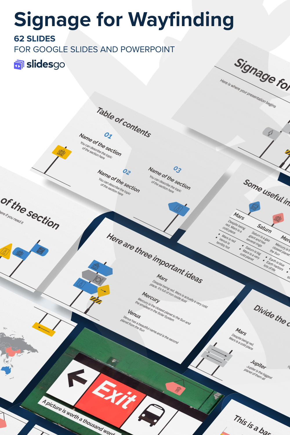 Signage for Wayfinding Presentation