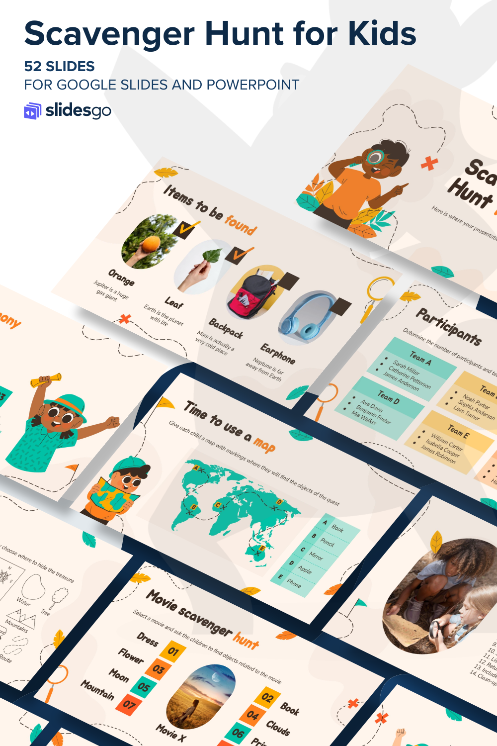 Scavenger Hunt for Kids Presentation