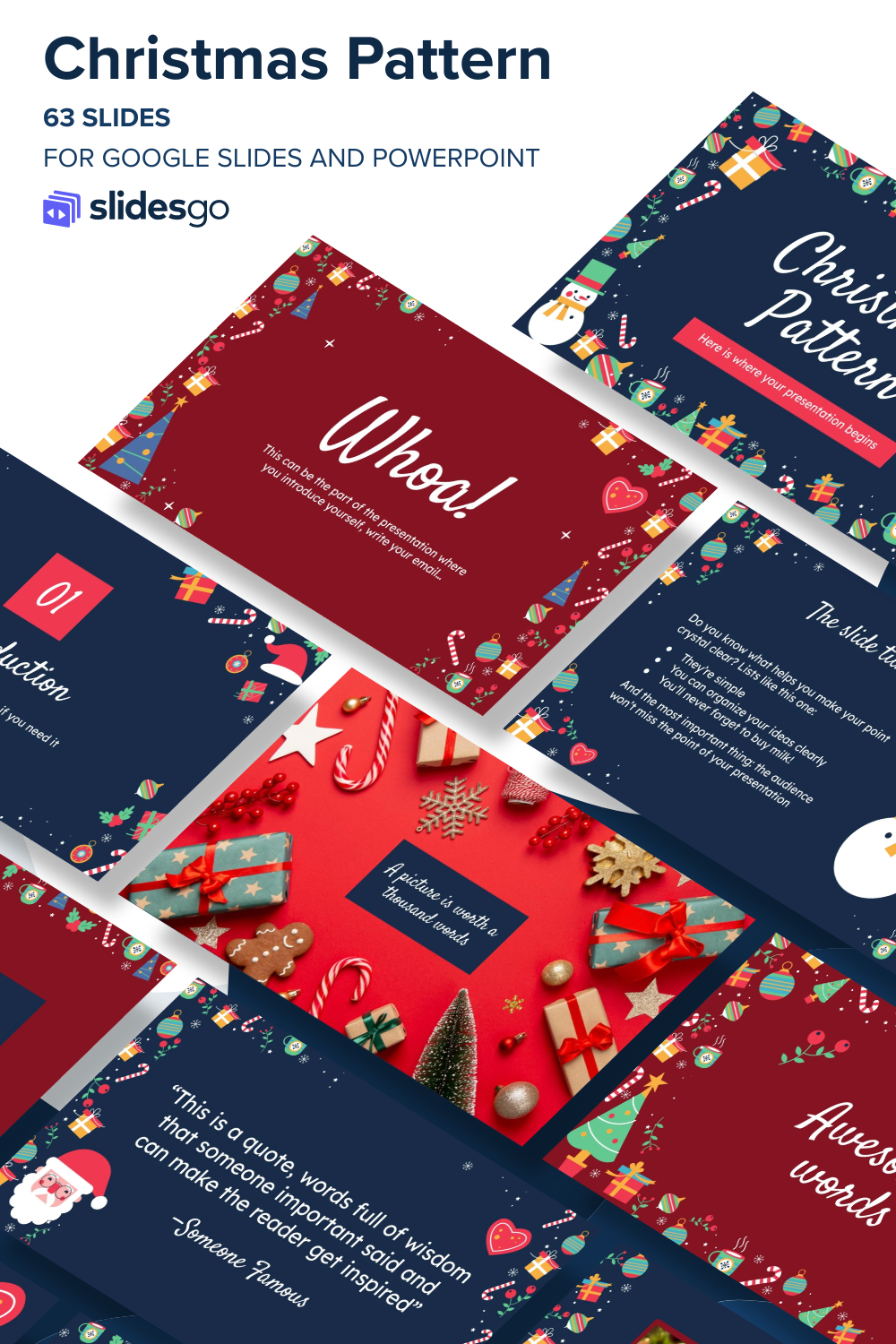 Christmas Pattern Presentation