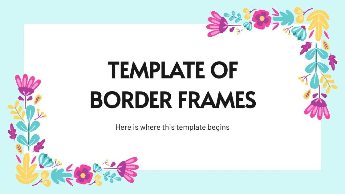 Template of Border Frames