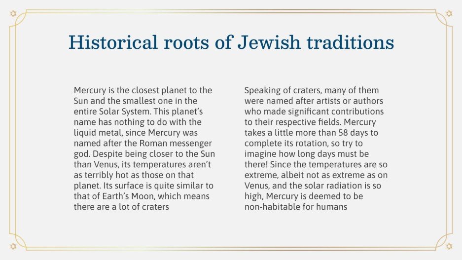 Jewish Traditions in Israel Presentation