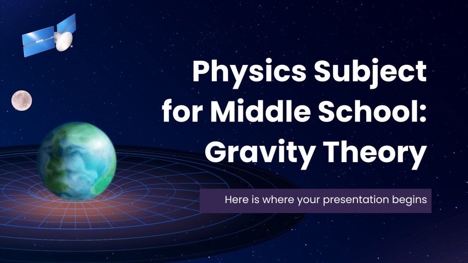 Physics Subject for Middle School: Gravity Theory