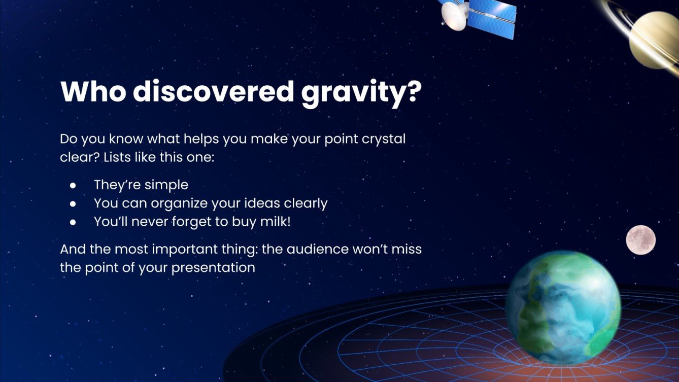 Physics Subject for Middle School: Gravity Theory