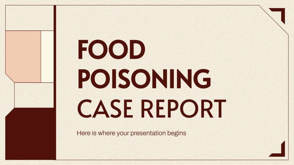 Food Poisoning Case Report | Google Slides & PowerPoint