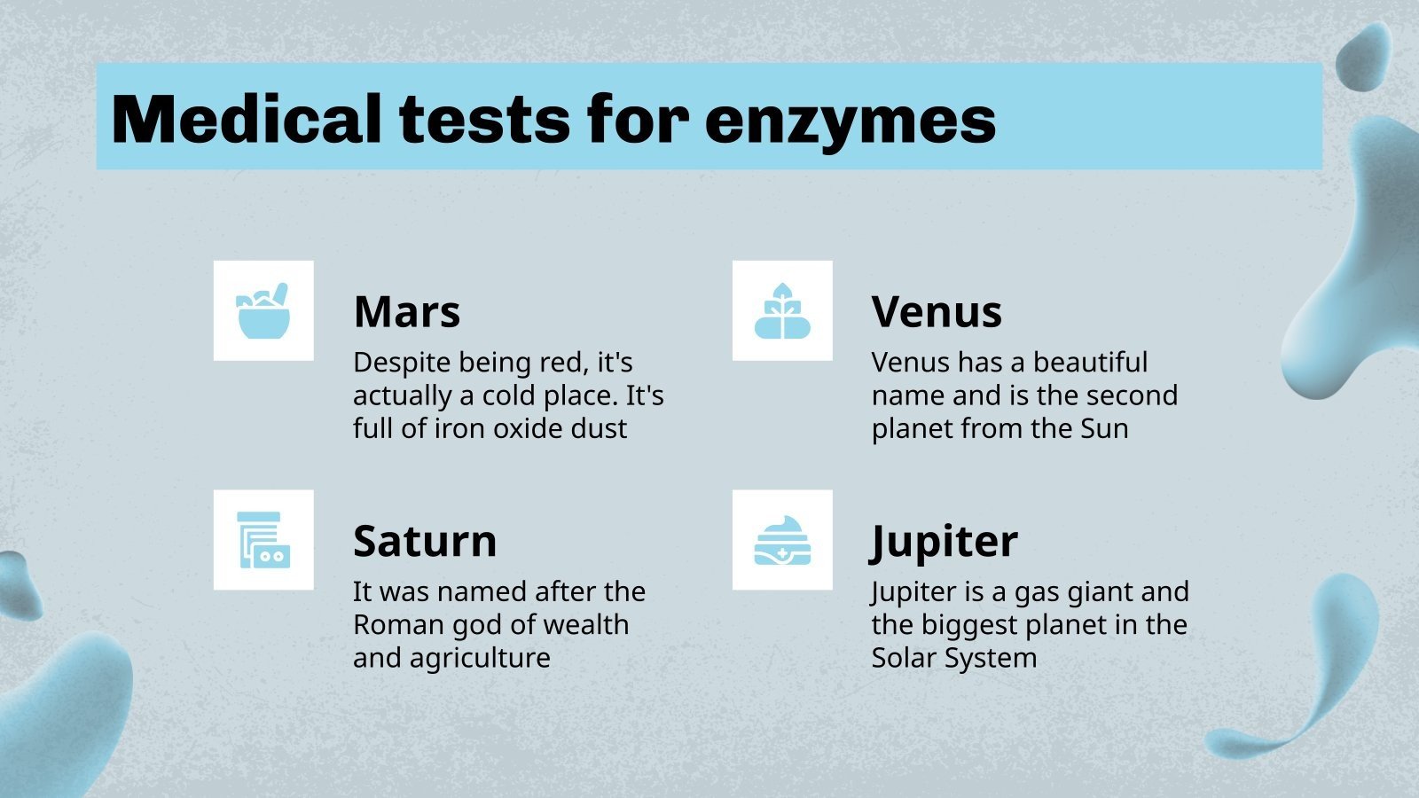 Enzymes in Medicine and Healthcare | Google Slides & PPT