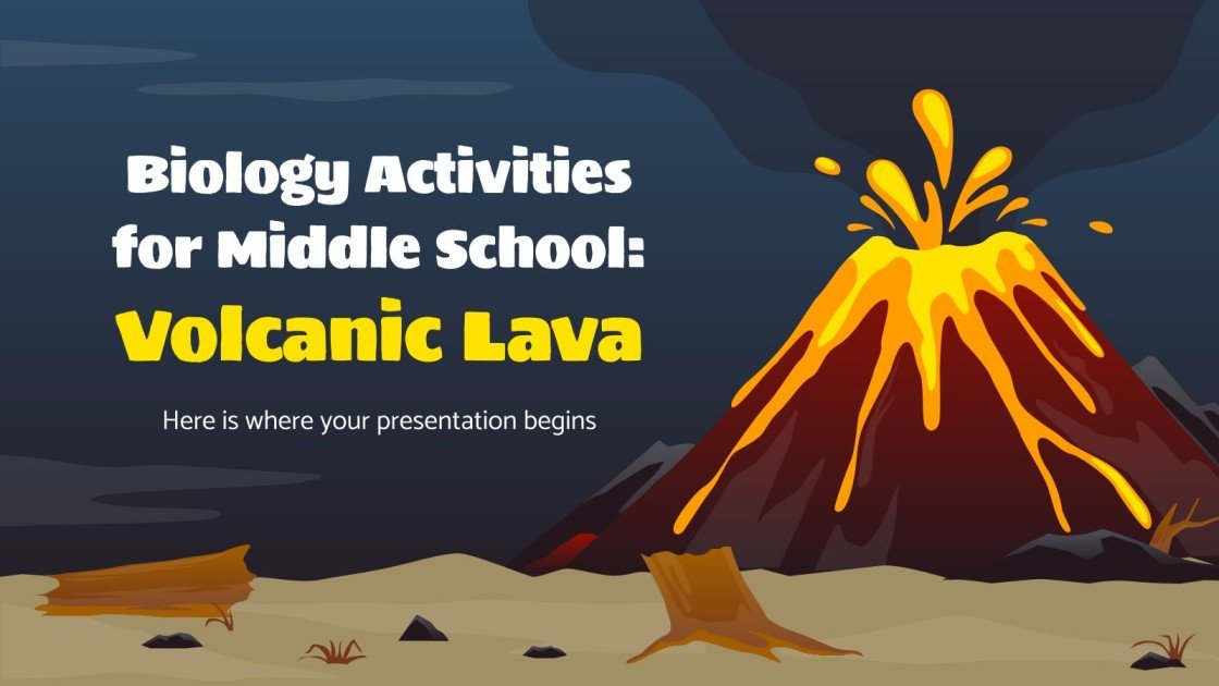 Temas gratis de Google Slides y plantillas PPT de volcanes