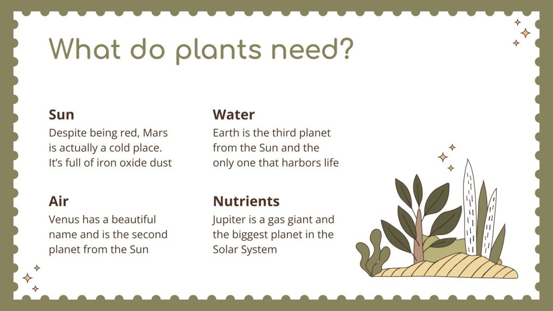 Plants - Science - 1st Grade | Google Slides & PowerPoint