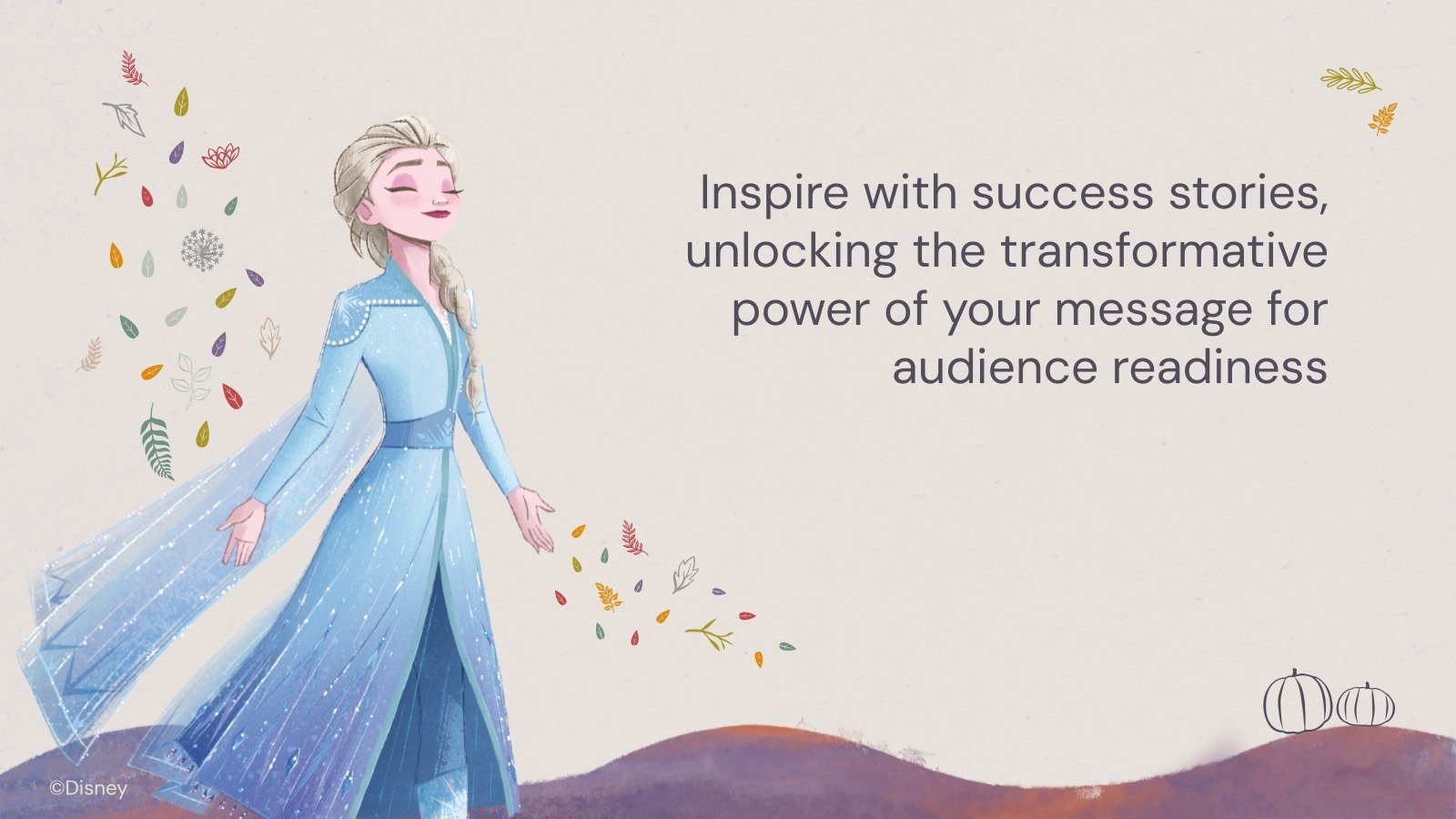 Frozen: Elsa and Anna's Autumn Adventure Presentation
