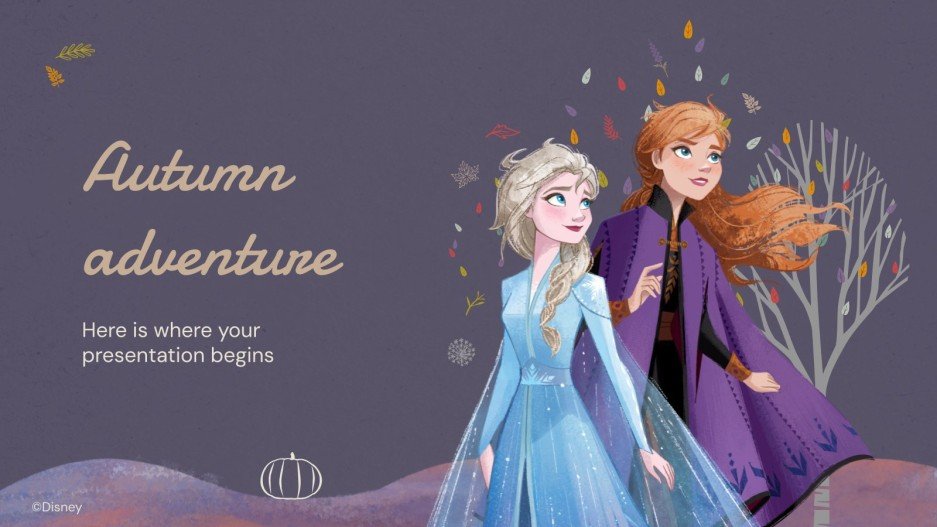 Plantillas de PowerPoint y Google Slides de Frozen