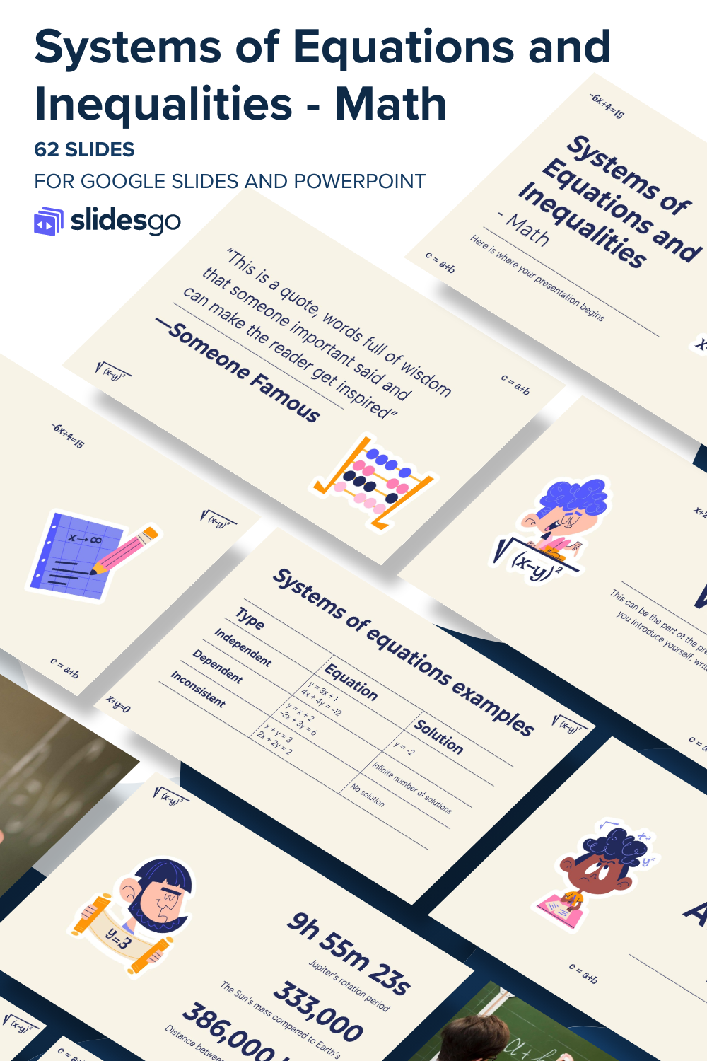 Systems of Equations and Inequalities - Math - 9th Grade