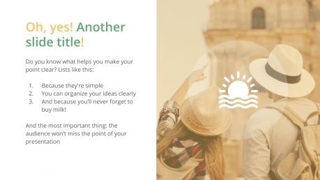 Simple Travel Google Slides and PowerPoint Template