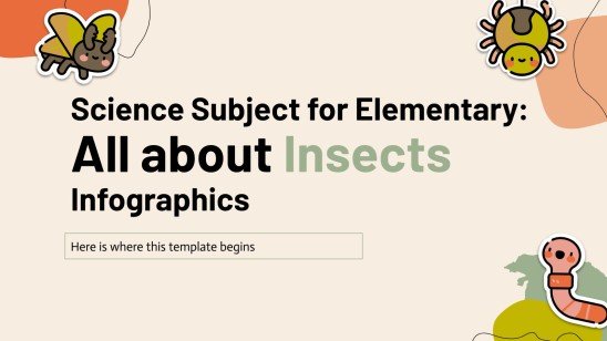 Science for Elementary: All about Insects Infographics