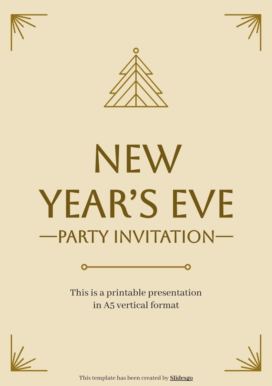 New Year's Eve Party Invitation Template