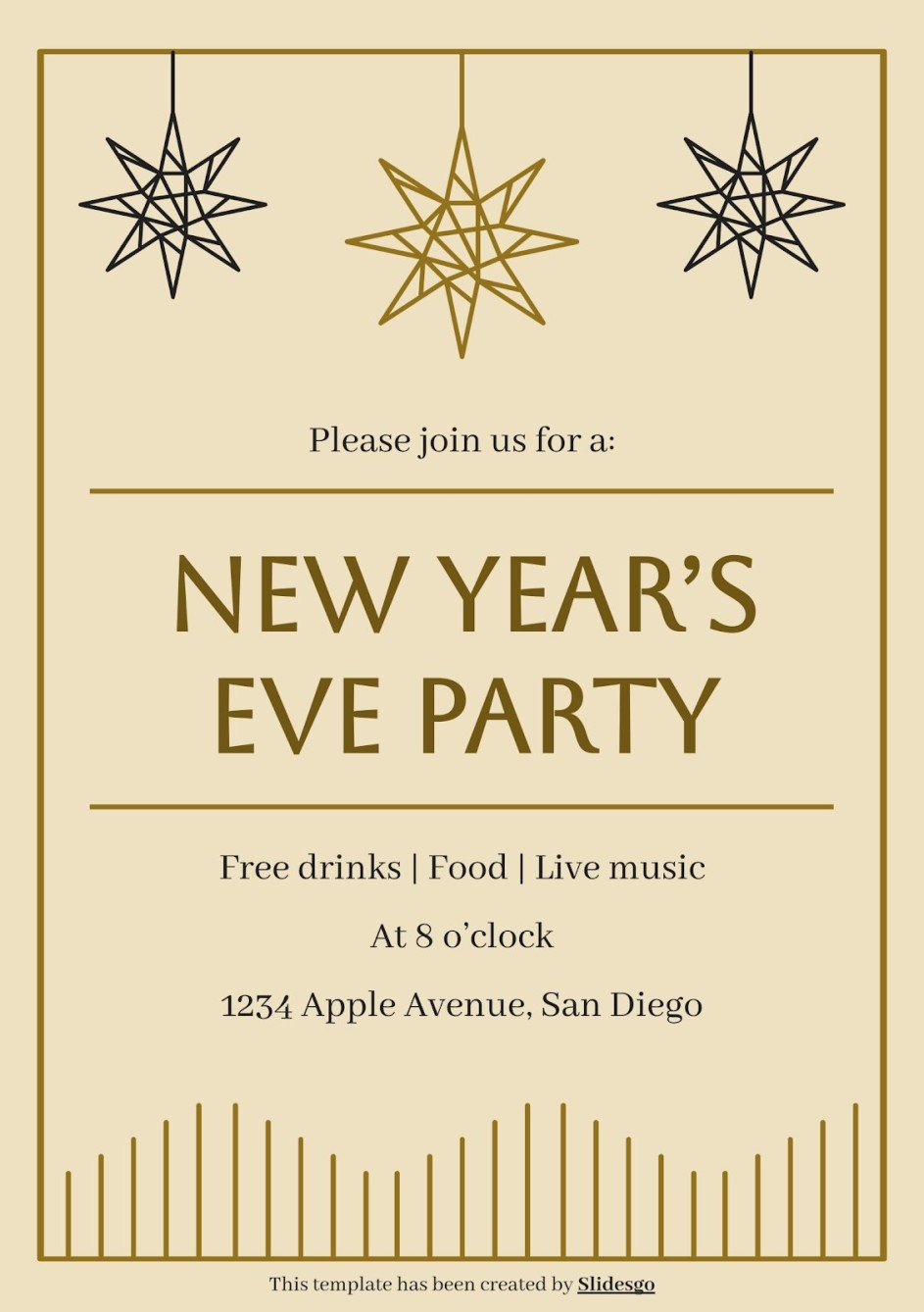 New Year's Eve Party Invitation Template