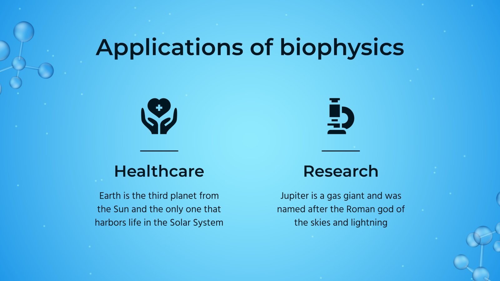 Physics Major for College: Biophysics Presentation
