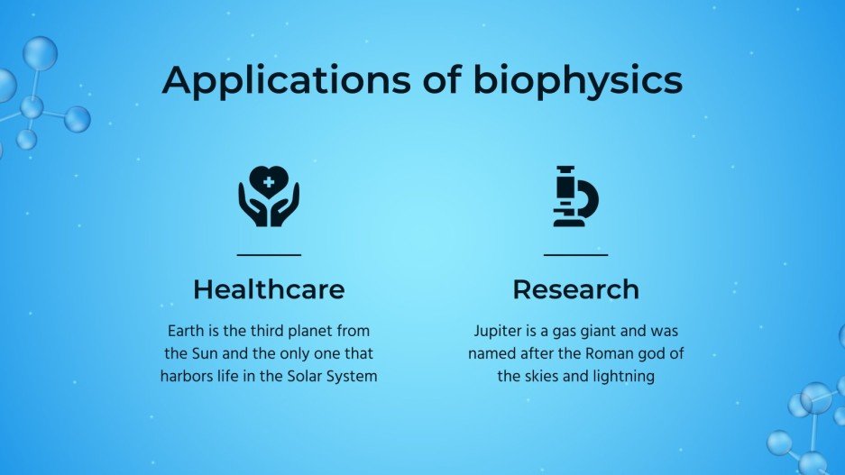 Physics Major for College: Biophysics Presentation