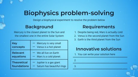 Physics Major for College: Biophysics Presentation