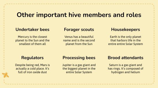 Presentación El mundo de las abejas