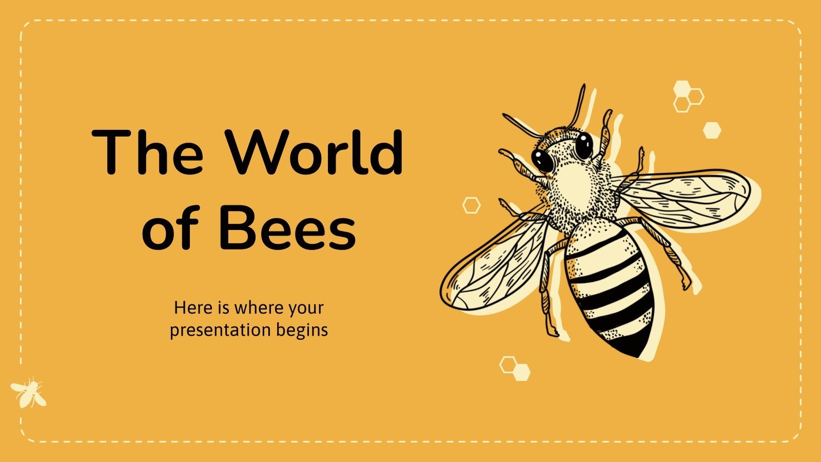 Kostenlose Google Slides & PowerPoint Vorlagen über Bienen