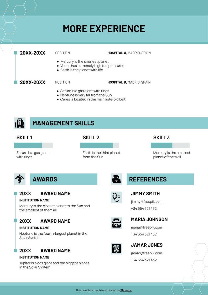 Laboratory Technician CV | Google Slides & PowerPoint