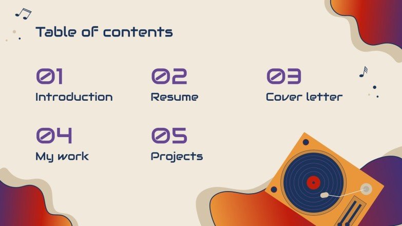 Musical Artist Portfolio Presentation