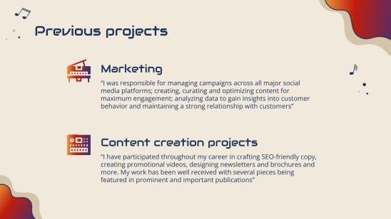 Musical Artist Portfolio Presentation