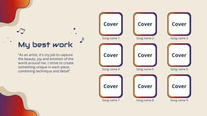 Musical Artist Portfolio Presentation