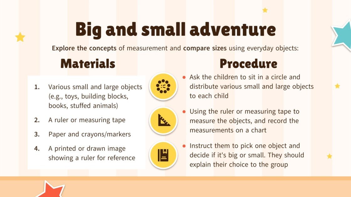 Measurement and Comparing Sizes - Math - Pre-K