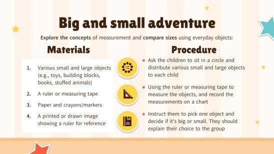Measurement and Comparing Sizes - Math - Pre-K