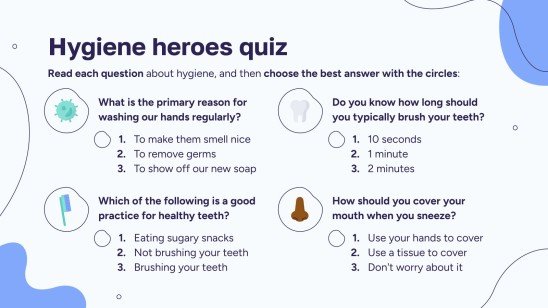 Personal Hygiene and Cleanliness - Health - 3rd Grade