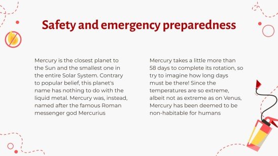 Safety and Emergency Preparedness - Health - 8th Grade