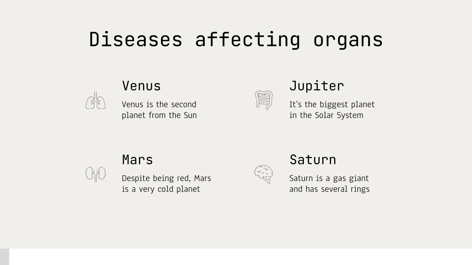 Human Organ Diseases Presentation