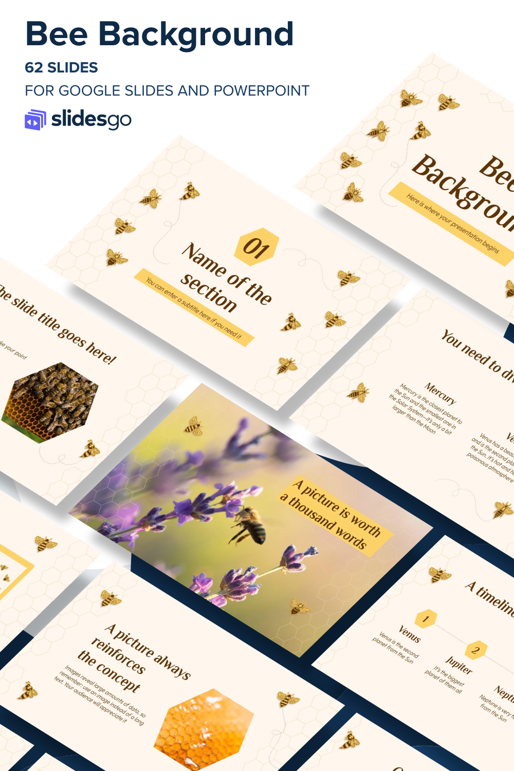 Bee Background Presentation