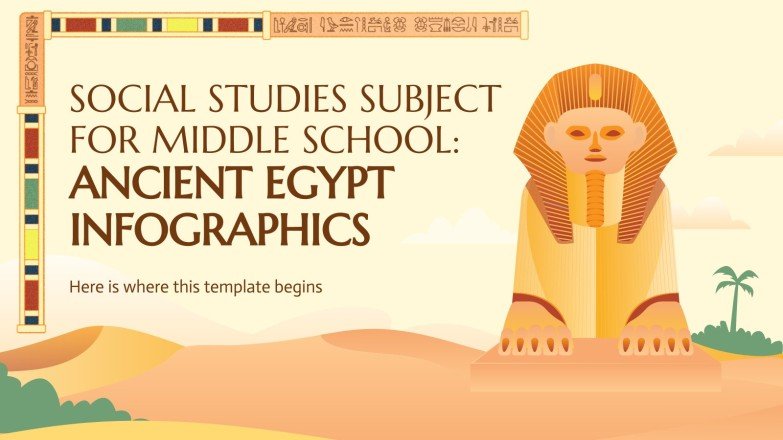 Social Studies for Middle School: Ancient Egypt Infographics