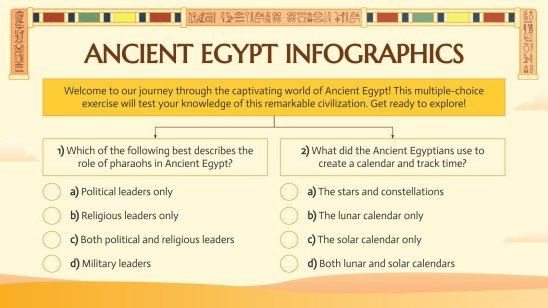 Social Studies for Middle School: Ancient Egypt Infographics