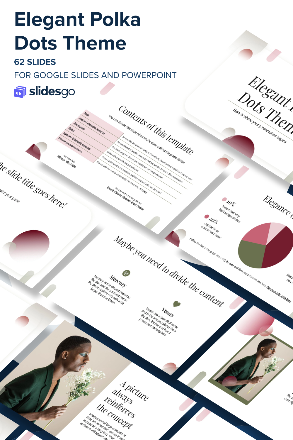 Elegant Polka Dots Theme Presentation