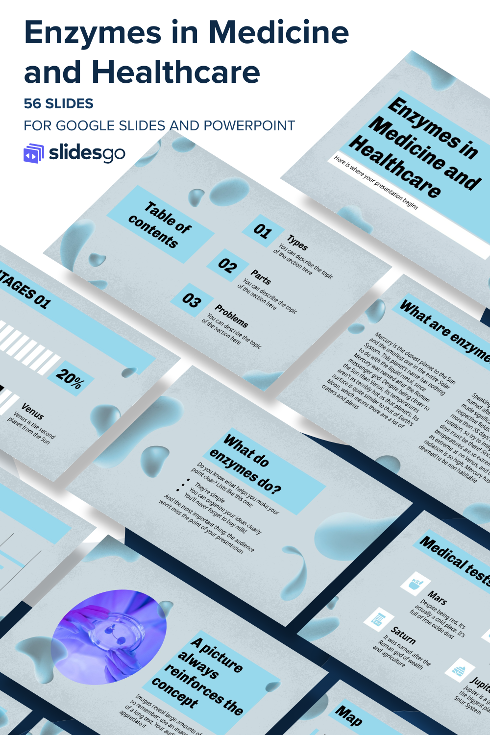 Enzymes in Medicine and Healthcare | Google Slides & PPT
