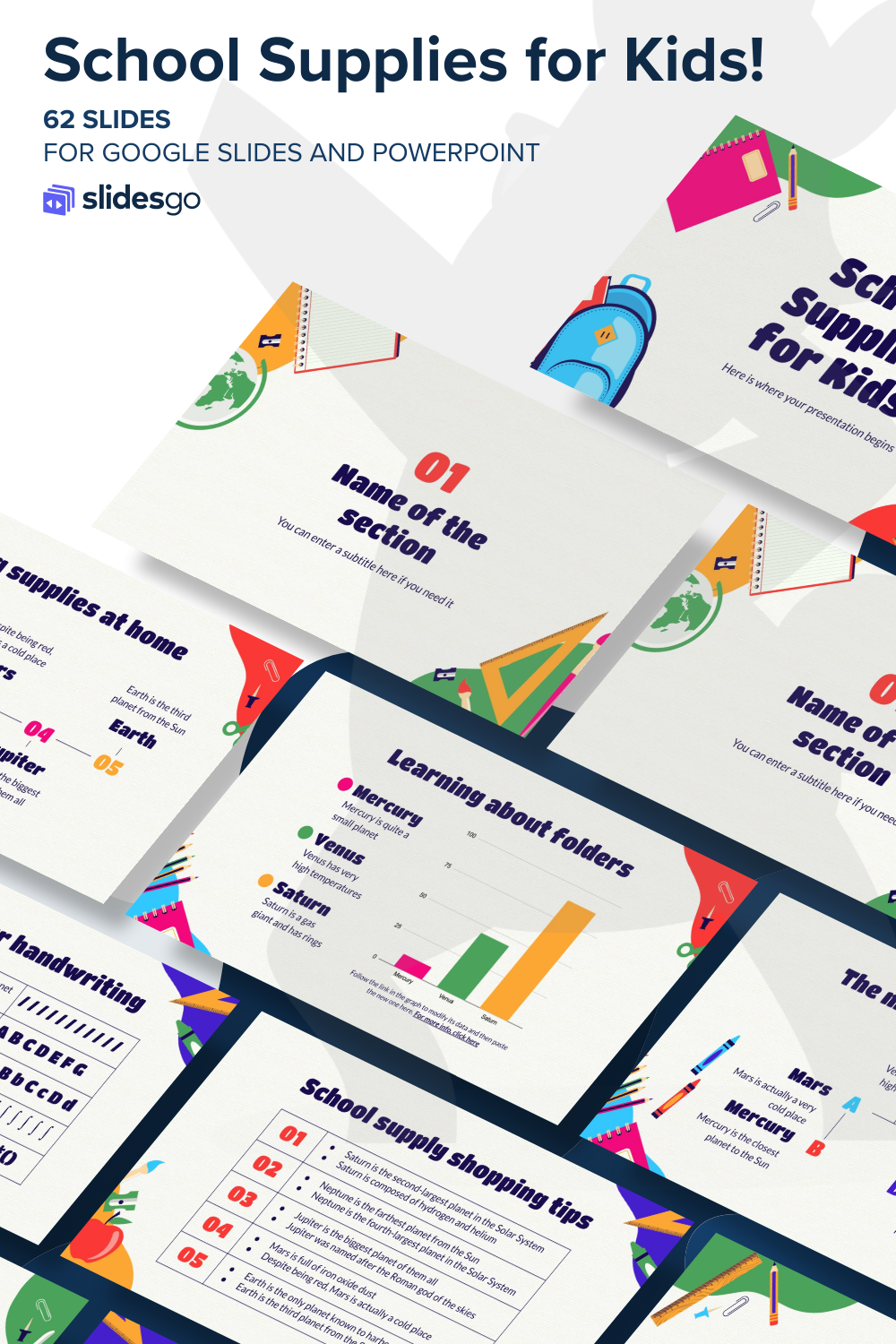 School Supplies for Kids! Presentation